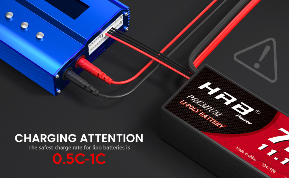 Amazon.com: HRB 2packs 3S Lipo Battery EC5 7200mAh 11.1V 120C Hardcase RC Lipo Battery ...