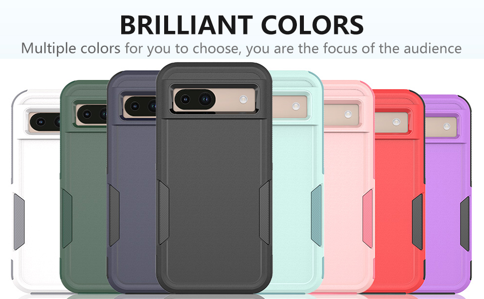 Amazon.com: MDCN for Google Pixel 8A Case: Dual Layer Protective Heavy Duty Cell Phone Cover ...