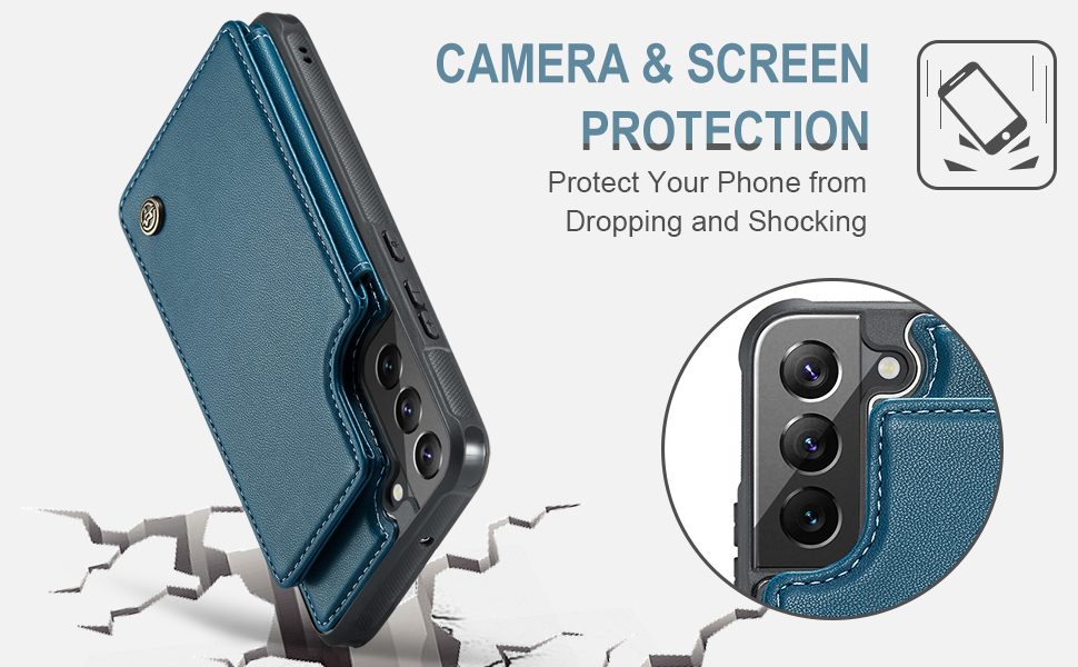 Amazon.com: Vinich Samsung Galaxy S22 Plus Case with Card Holder, Samsung S22 Plus Wallet Case ...