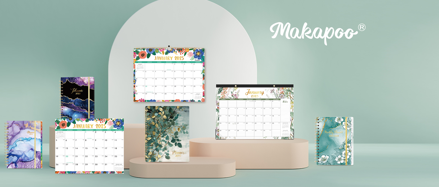 Amazon.com : Makapoo 2024-2025 Planner - Planner 2024-2025 from July 2024 to June 2025, 8" x 10 ...