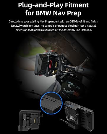 Amazon.com: CHIGEE AIO-5 Play for BMW Motorcycles, 3-Pin Interface, Plug-and-Play Smart Display ...