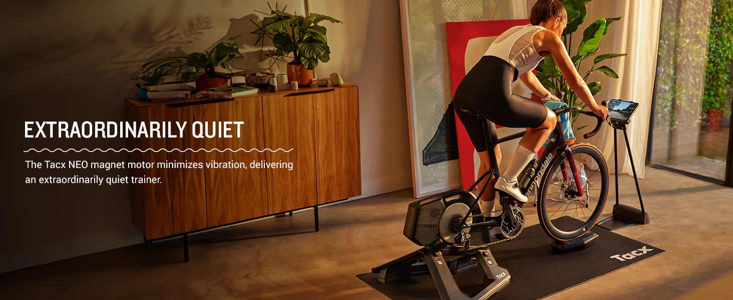 Amazon.com: Garmin TacX NEO 3M Smart Trainer, Multidirectional Movement, Realistic Ride Fee ...