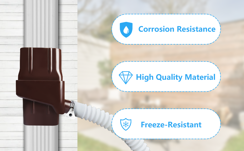 Amazon.com : Rain Barrel Diverter Kit - Rainwater Collection System ...