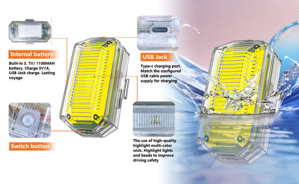 Amazon.com: 4Pcs Upgraded Wireless Strobe Lights with Remote Control ...