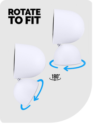 Amazon.com : Wall Mount for Google Nest Wired 2nd Generation Security Camera - Adhesive & Screw ...