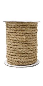 10mm Jute Rope Hemp Rope Thick Jute Twine for Crafts, Home Decors ...