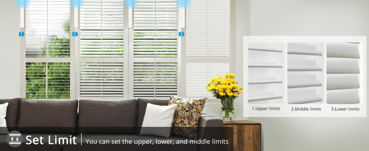 Amazon.com : Blindsmart Plantation Shutters Motor, Smart Electric Motor Automatic Opener for ...