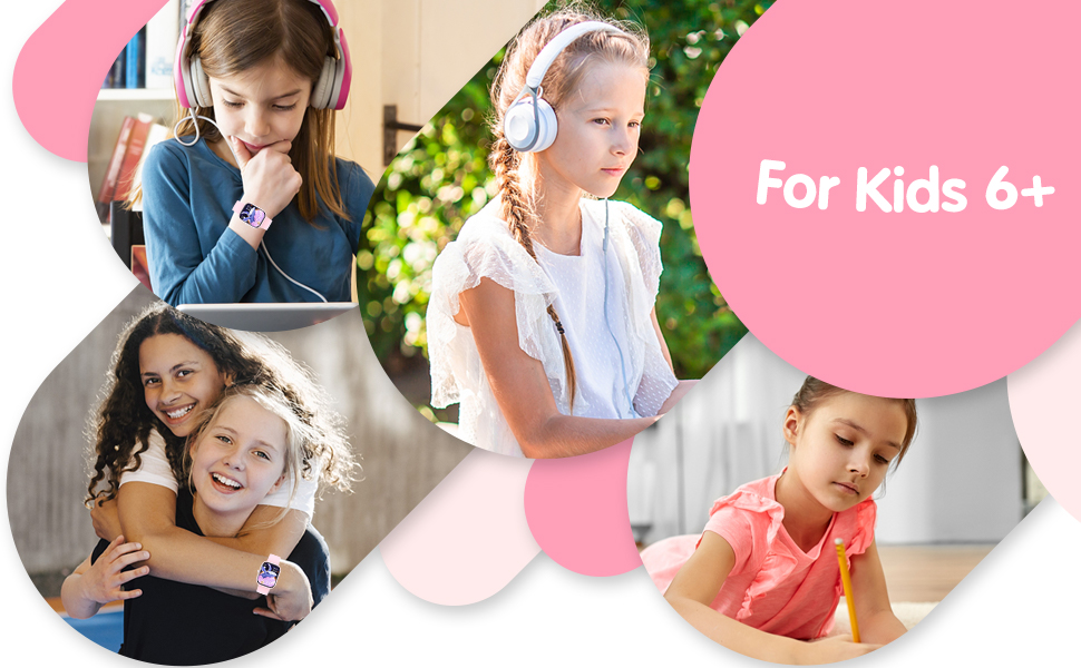 ZONEY Kids Smart Watch for Boys Girls, IP68 Waterproof Kids Fitness Activity Tracker Watch,8 ...