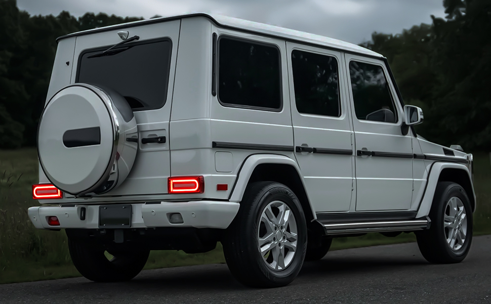 Amazon.com: HTZCMOTO LED Tail Lights Compatible with G-Class W463 G500 G550 G55 G63 G65 AMG 1999 ...