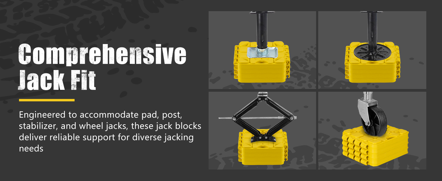 Amazon.com: BUNKER INDUST RV Leveling Blocks/Stackable Jack Blocks ...