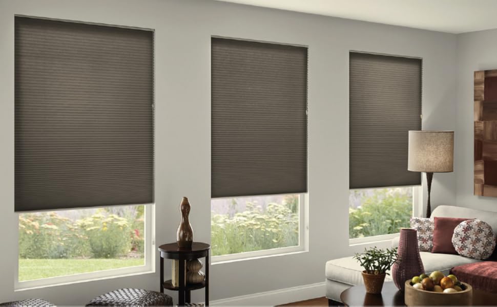 Concept Blinds Made to Measure Pleated Blind with Bore - Premium Collection 18 Fabric Colours ...
