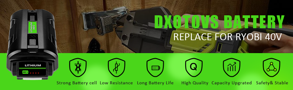 Amazon.com: 40V 6.0Ah Lithium Battery Replacement for Ryobi 40v Battery, Replacement for 6000mAh ...