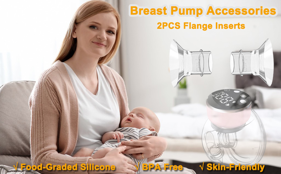 Amazon.com : 2PCS Flange Insert 19mm, Compatible with S9/S12/S9Pro/S12Pro Wearable Breast Pump ...