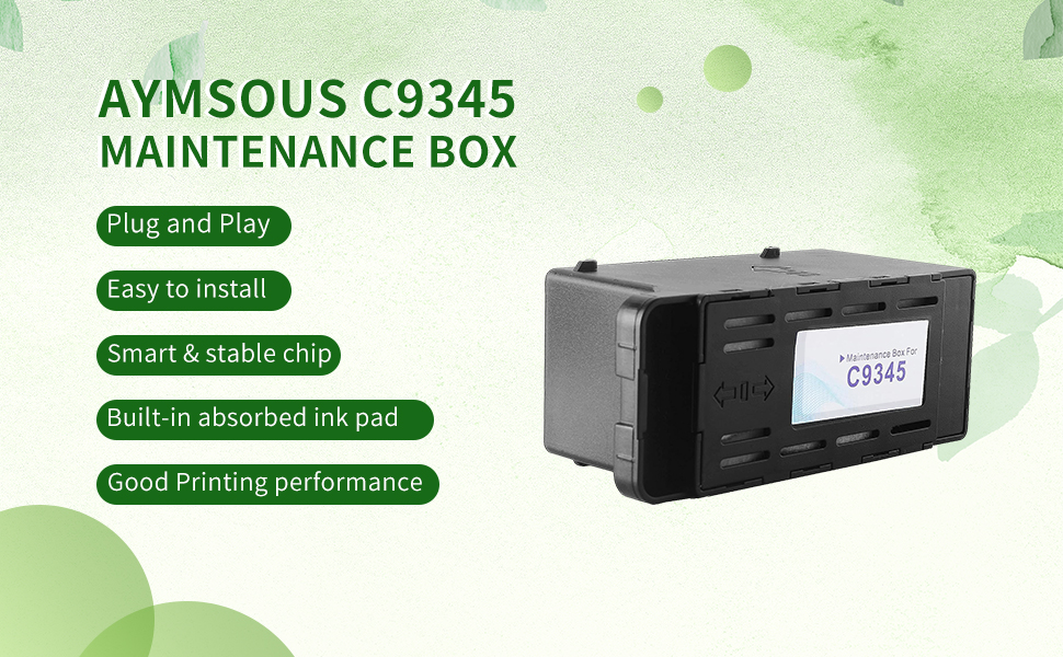 Amazon.com: AYMSous C9345 Ink Maintenance Box Remanufactured Waste Ink Tank for EcoTank Pro ET ...