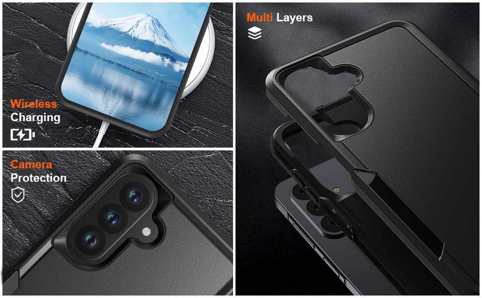 Amazon.com: for Samsung Galaxy A26 5G Case,Galaxy A26 5G Case with HD Screen Protector [Military ...