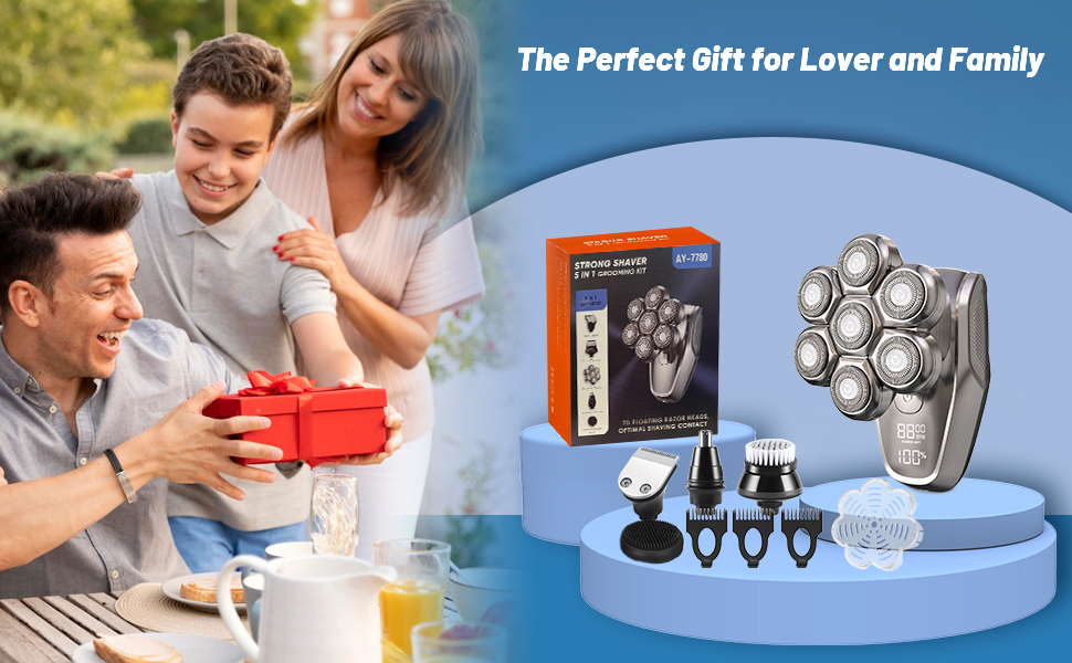 Amazon.com: Electric Head Shavers for Bald Men - 7D Detachable Magnetic ...