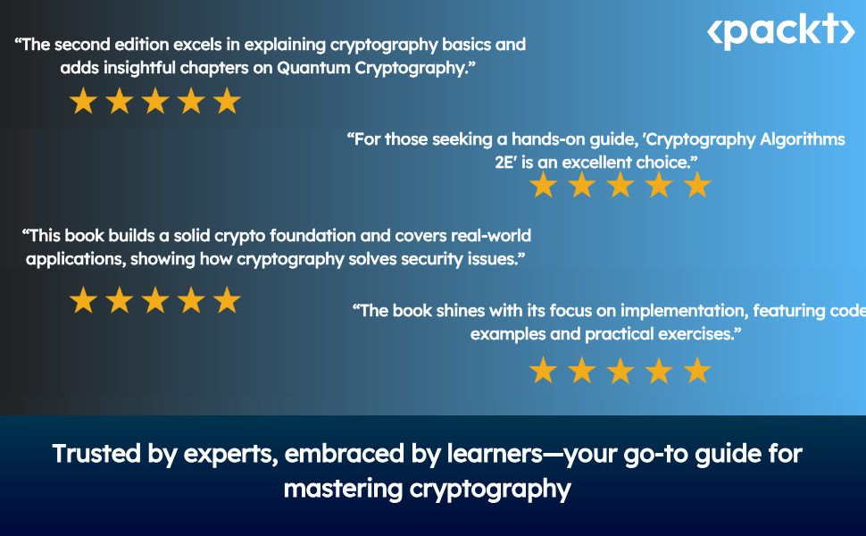 Amazon.com: Cryptography Algorithms: Explore New Algorithms in Zero-knowledge, Homomorphic ...