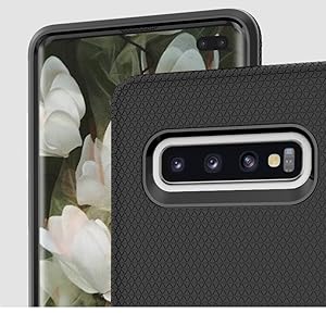 Amazon.com: AYMECL Galaxy S10 Plus Case - Mesh Texture,Military-Grade,Tough Drop Resistant ...