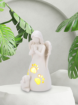 Amazon.com: BEARAE Loss of Dog Sympathy Gift, Dogs Memorial Gifts, Pet Loss Candle Holder ...