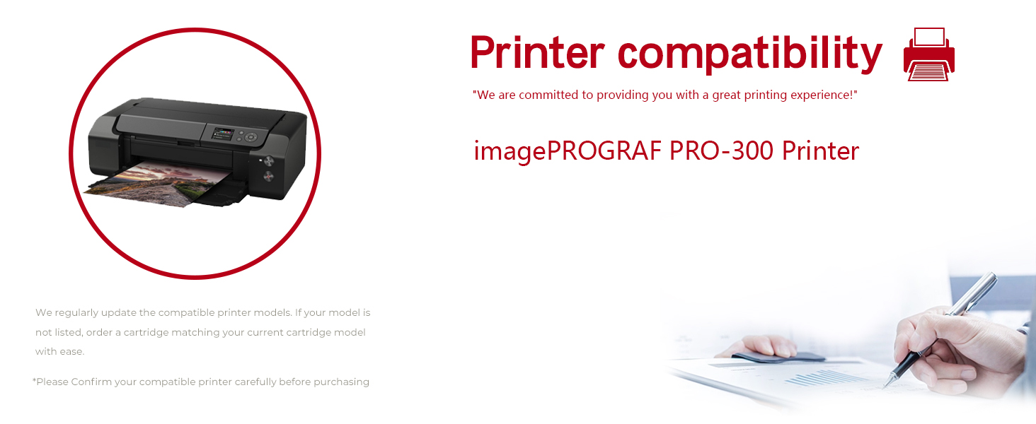 Amazon.com: PFI-300 PFI 300 Ink Cartridges High Yield (10-Pack,1MBK/1PBK/1C/1M/1Y/1PM/1PC/1R/1GY ...