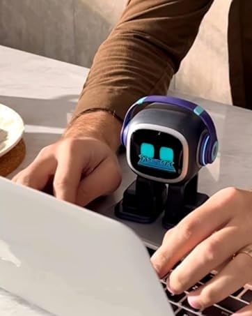Amazon.com: EMOPET AI Desk Robot Companion - ChatGPT Enabled with Voice Commands & Dance Feature ...