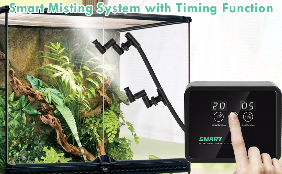Amazon.com: Flantor Reptile Mister, Automatic Misting System for ...