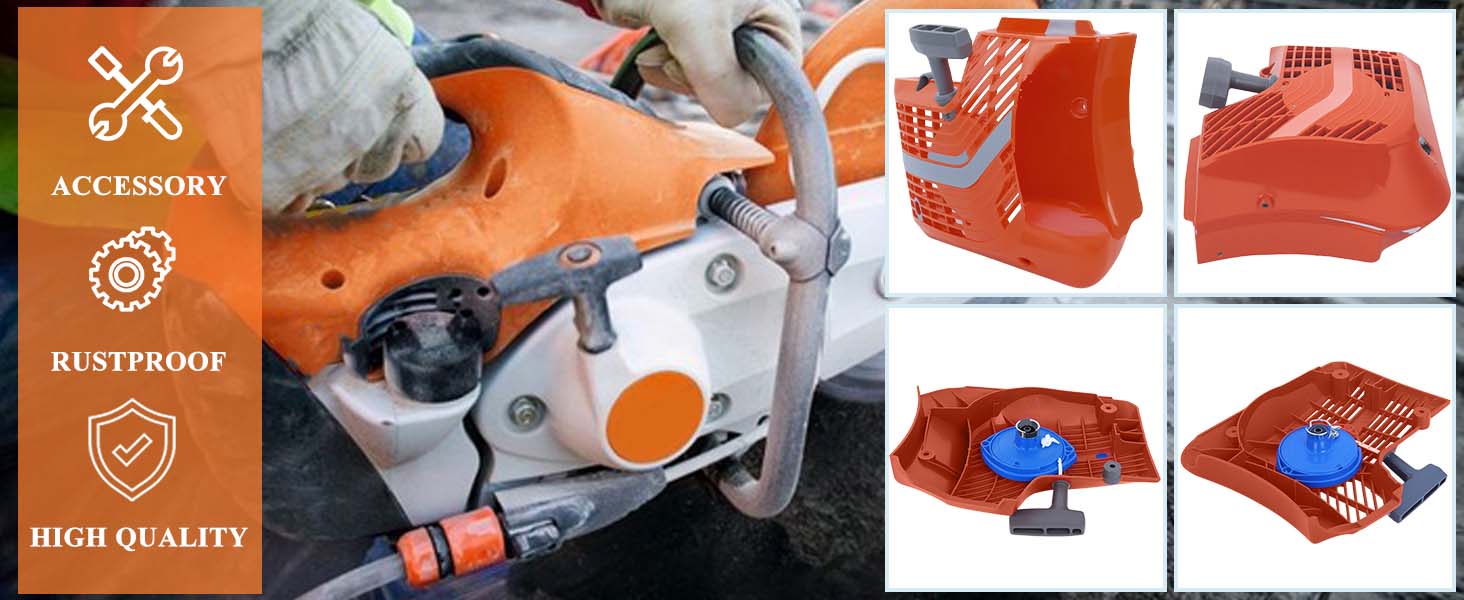 Amazon.com: Hyceker K770 Recoil Starter Assembly for Husqvarna K750 K760 II K770 Concrete Cut ...