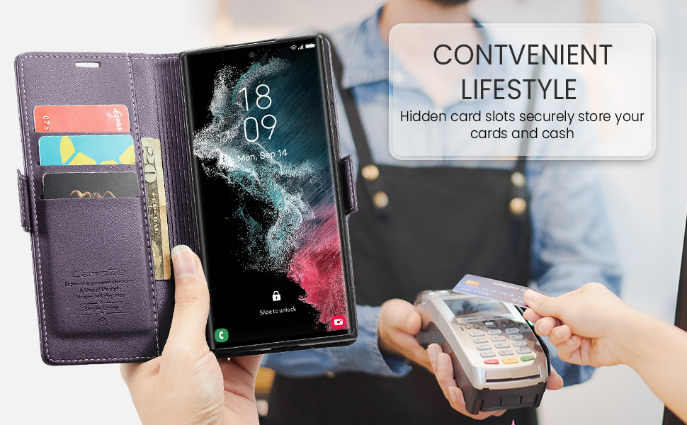 Amazon.com: SINIANL Samsung Galaxy S22 Ultra Wallet Case with RFID Blocking, Galaxy S22 Ultra ...