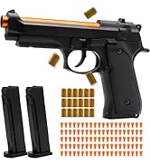 Amazon.com: Bugrtey Two Modes Toy Gun Shell Ejecting Rifle with 80 Soft Bullets 40 Shells 2 ...