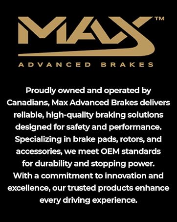 Max Advanced Brakes Front Brake Kit Compatible With 2011 2012 2013 2014 2015 2016 2017 BMW X3 ...