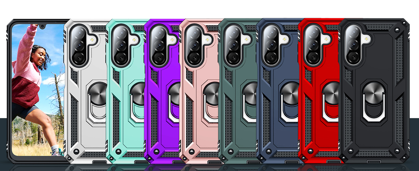 Amazon.com: LeYi for Galaxy A26-5G Phone Case: Samsung Galaxy A26 5G Case with Screen Protector ...