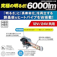 Amazon | PIAA(ピア)/ヘッド&フォグ用LEDバルブ 品番：LEH231 | ヘッドライト本体 | 車＆バイク