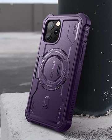 Amazon.com: Dexnor Magnetic Case for iPhone 15 Pro, Compatible with MagSafe, [Built in Screen ...