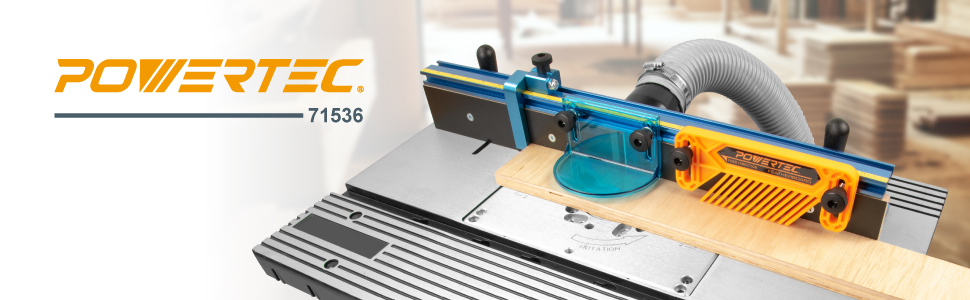 POWERTEC 71536 Deluxe Router Table Fence System 3-3/8” Tall 24" Long : Amazon.ca: Tools & Home ...