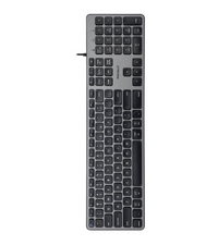 Amazon.com: Macally Ultra-Slim USB Wired Computer Keyboard - Works ...