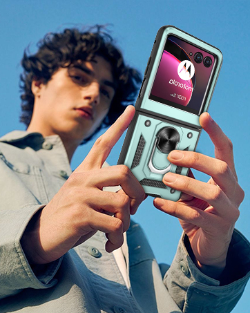 Amazon.com: Atump for Motorola Razr Plus 2023 Case, Moto Razr Plus 2023 Case, Heavy Duty ...