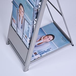 Amazon.com: Kroey 10-Layer Magazine Rack - 8.6"x11" Display Stand for Literature, Product ...