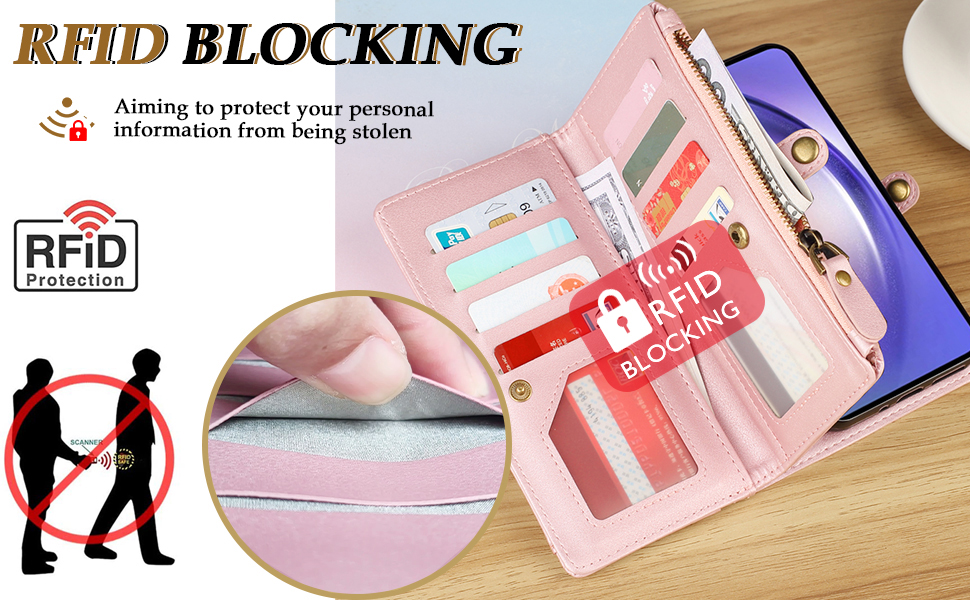 Amazon.com: DKDKSIP for Samsung Galaxy S24 Ultra Wallet Case for Women, [Wireless Charging ...
