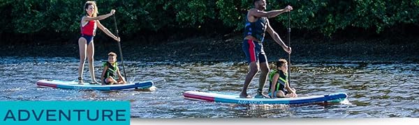 Amazon.com : Nautica Inflatable Paddle Board - Adventure - Complete ...