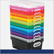 Amazon.com: Really Good Stuff Medium Plastic Book Baskets, 11" by 7.5 ...