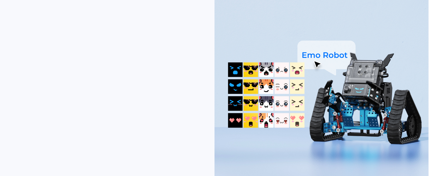 Amazon.com: Makeblock mBot2 Rover Robotics Kit, Interactive Emo Robot ...