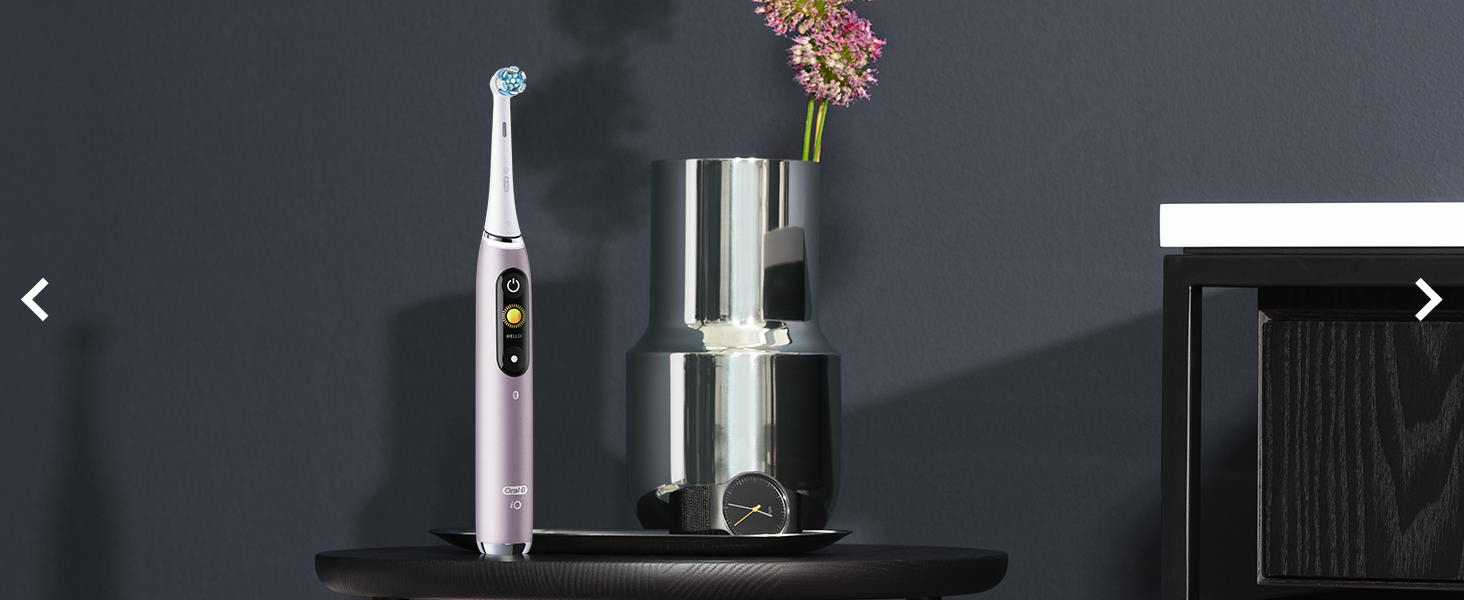 Oral-B iO Series 9 Elektrische Zahnbürste/Electric Toothbrush, 2 Aufsteckbürsten, 7 Putzmodi ...