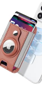 Amazon.com: ExtreLife for Magsafe Wallet with AirTag Holder, Magnetic Wallet for iPhone 15/14/13 ...