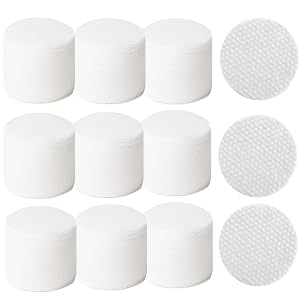 Amazon | YOYOSOFT コットン ふきとり用 丸型 トナーパッド 詰め替え 900枚 化粧水用 凹凸エンボス 薄型 コットンパック 100%天然コットン スキンケア ネイルオフ ...