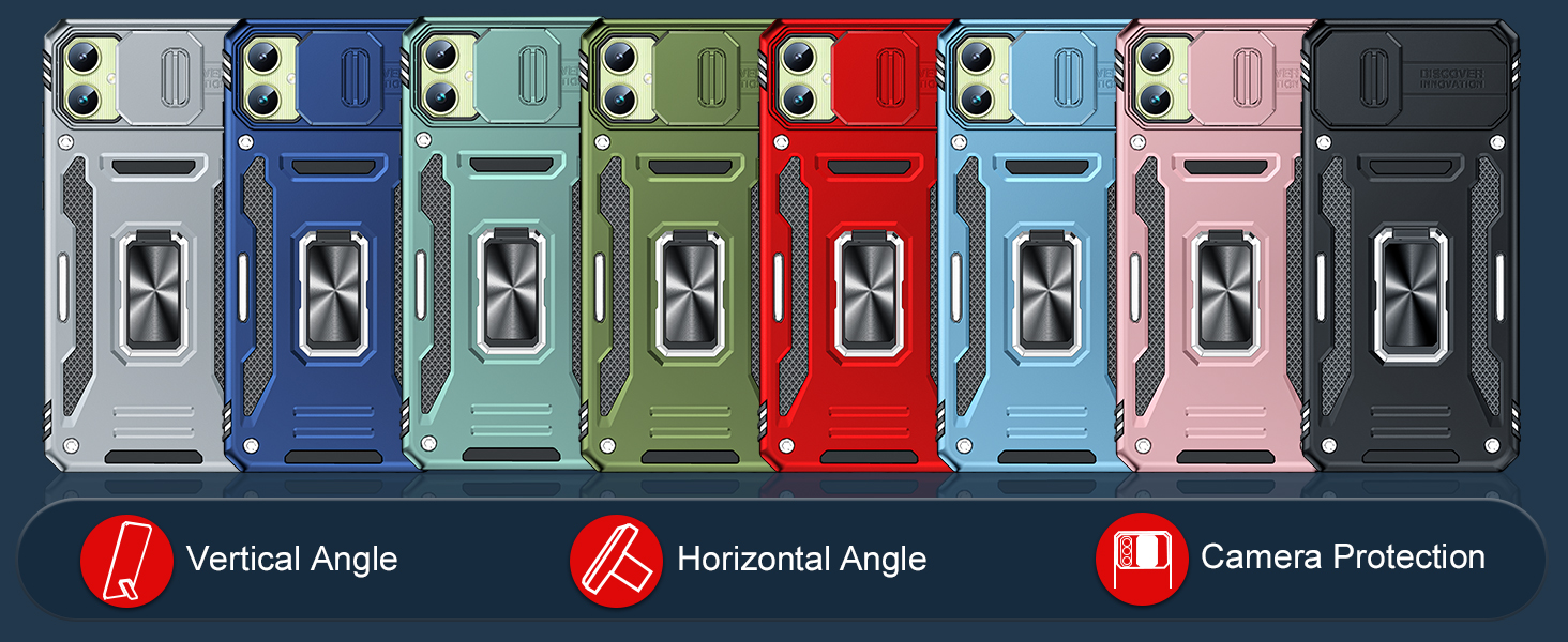 Amazon.com: LeYi for Samsung Galaxy A05 Phone Case: Samsung A05 Case with 2X Tempered Glass ...