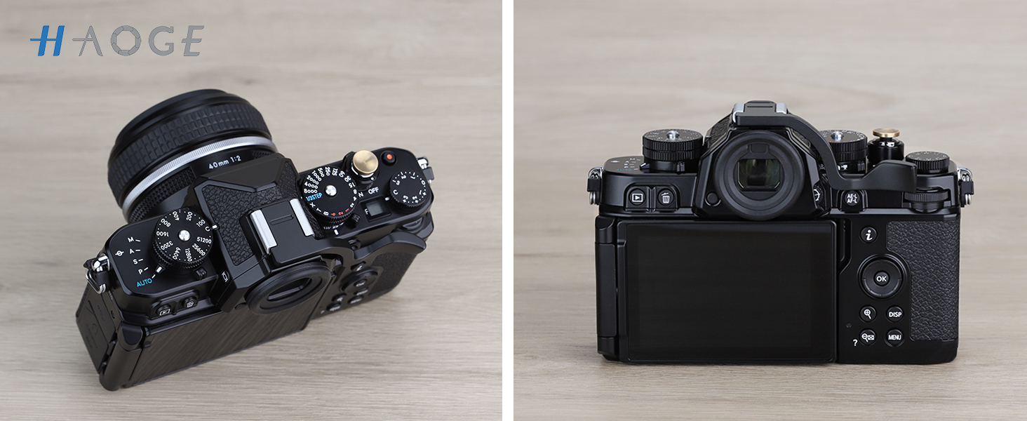 Amazon.com : Haoge Metal Thumb Up Rest Hand Grip for Nikon Zf ZF Camera Accessories Black THB-ZF ...