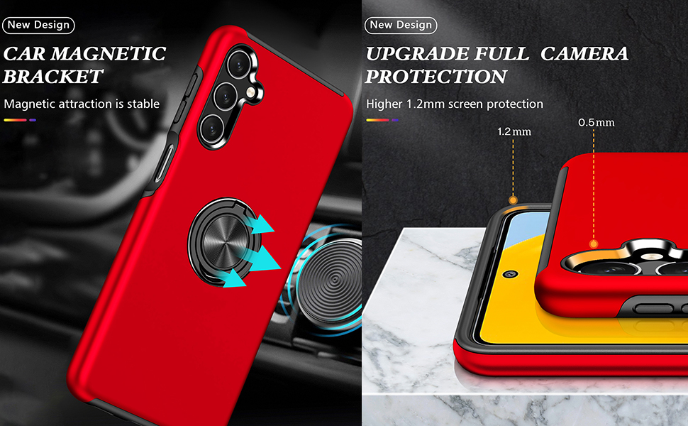 Amazon.com: Dionsibei Galaxy A25 5G Case for Samsung A25 5G Case Military Grade Shockproof Built ...