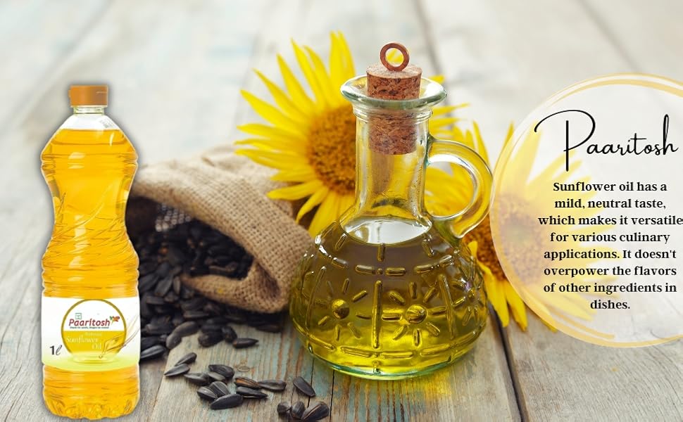 Paaritosh Refined Sunflower Oil (1 Litre) : Amazon.in: Grocery & Gourmet Foods