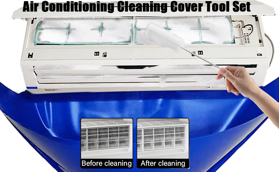 Amazon.com: Mini Split Cleaning Kit, Mini Split Cleaning Bag, Mini Split Cover, Household Air ...