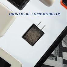 Amazon.com: SinitoAula 5V1A Power Adapter Plug for Wall Outlet (UL Certified, Black, 1pcs), 5W ...